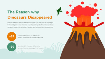 Dinosaures Présentation PowerPoint de Google