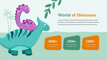 Dinosaures Présentation PowerPoint de Google