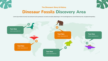 Dinosaures Présentation PowerPoint de Google