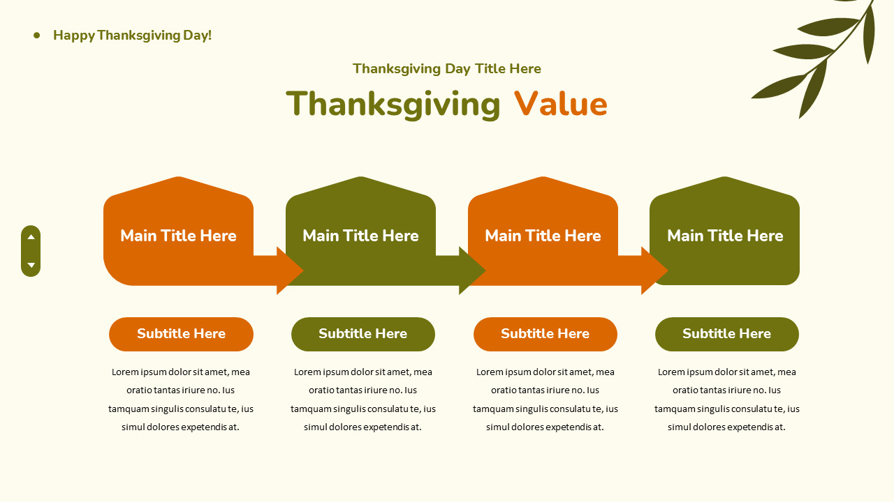 Happy Thanksgiving Day Google PowerPoint