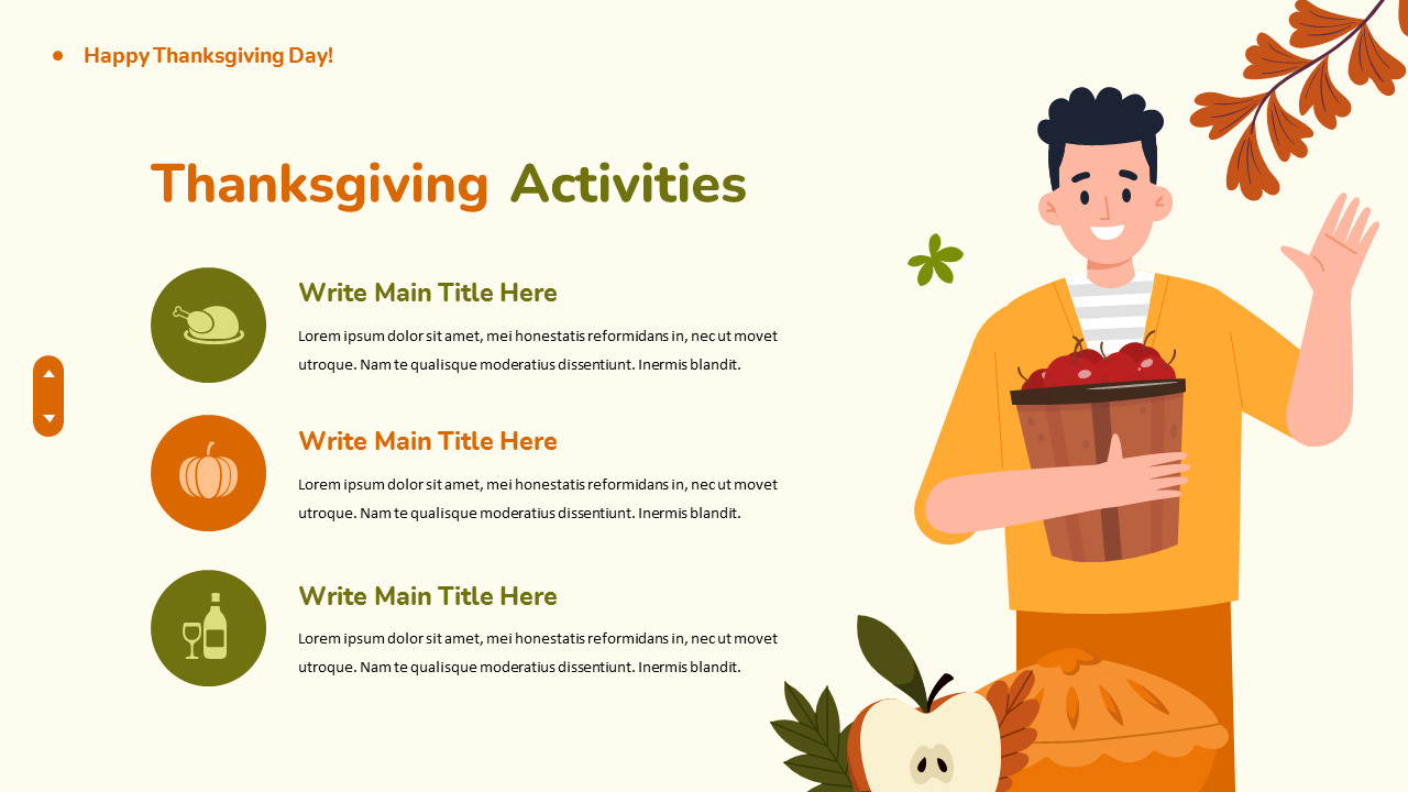 Happy Thanksgiving Day Google PowerPoint