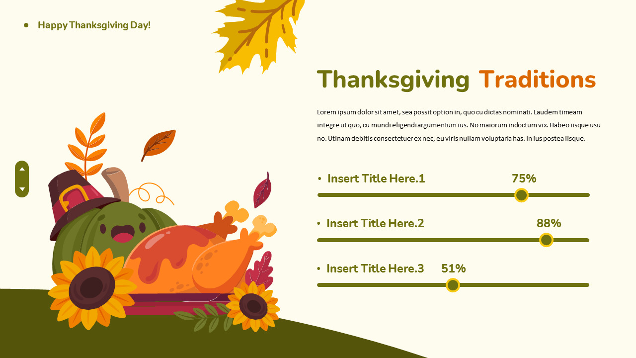Happy Thanksgiving Day Google PowerPoint