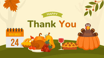 Happy Thanksgiving Day Google PowerPoint