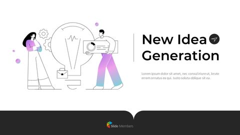 New Idea Generation business plan ppt template