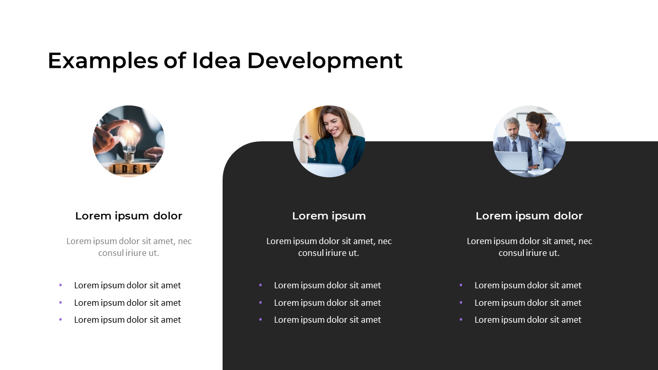 New Idea Generation business plan ppt template