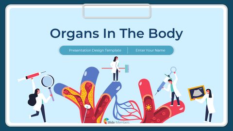 Organs In The Body Simple Google Slides Templates