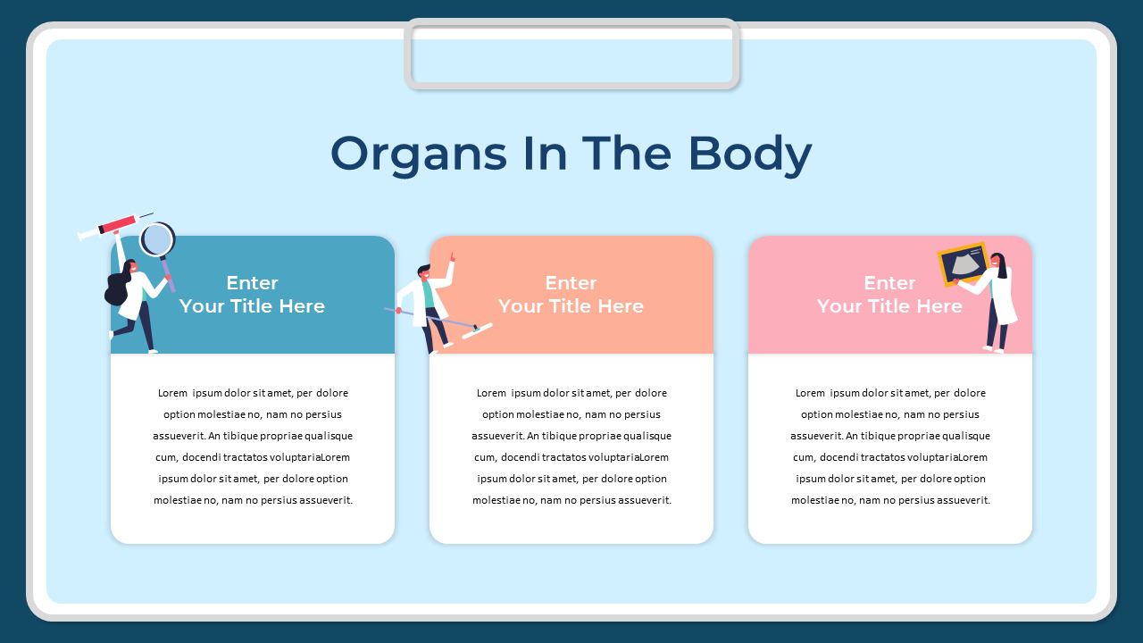Organs In The Body Simple Google Slides Templates