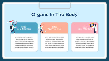 Organs In The Body Simple Google Slides Templates