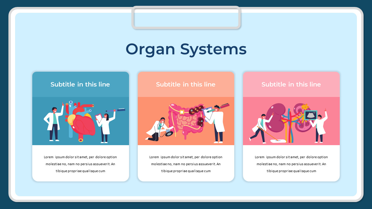 Organs In The Body Simple Google Slides Templates