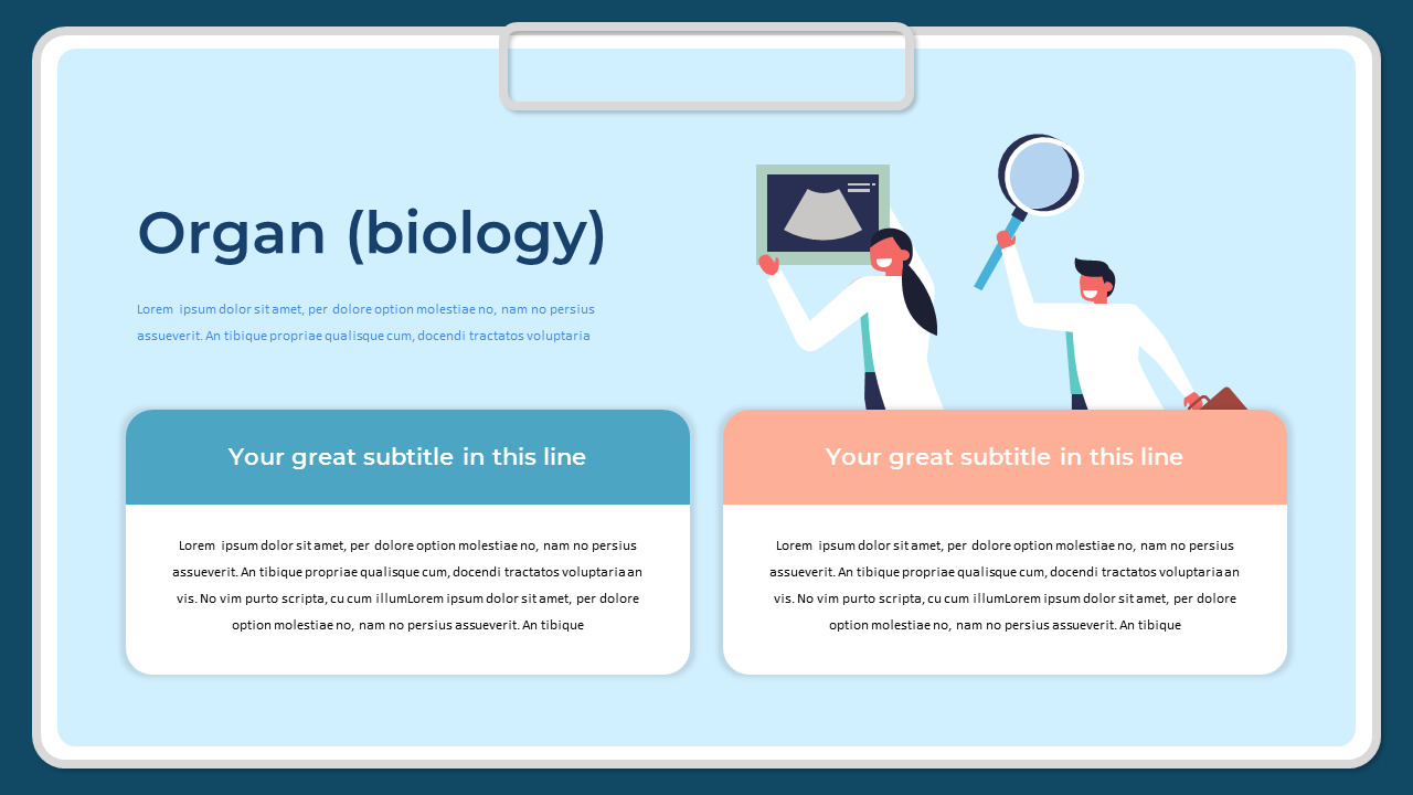 Organs In The Body Simple Google Slides Templates