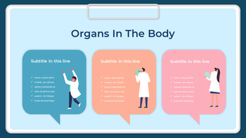 Organs In The Body Simple Google Slides Templates