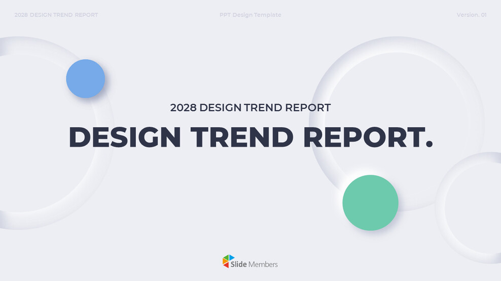 Design Trend Report project presentation template