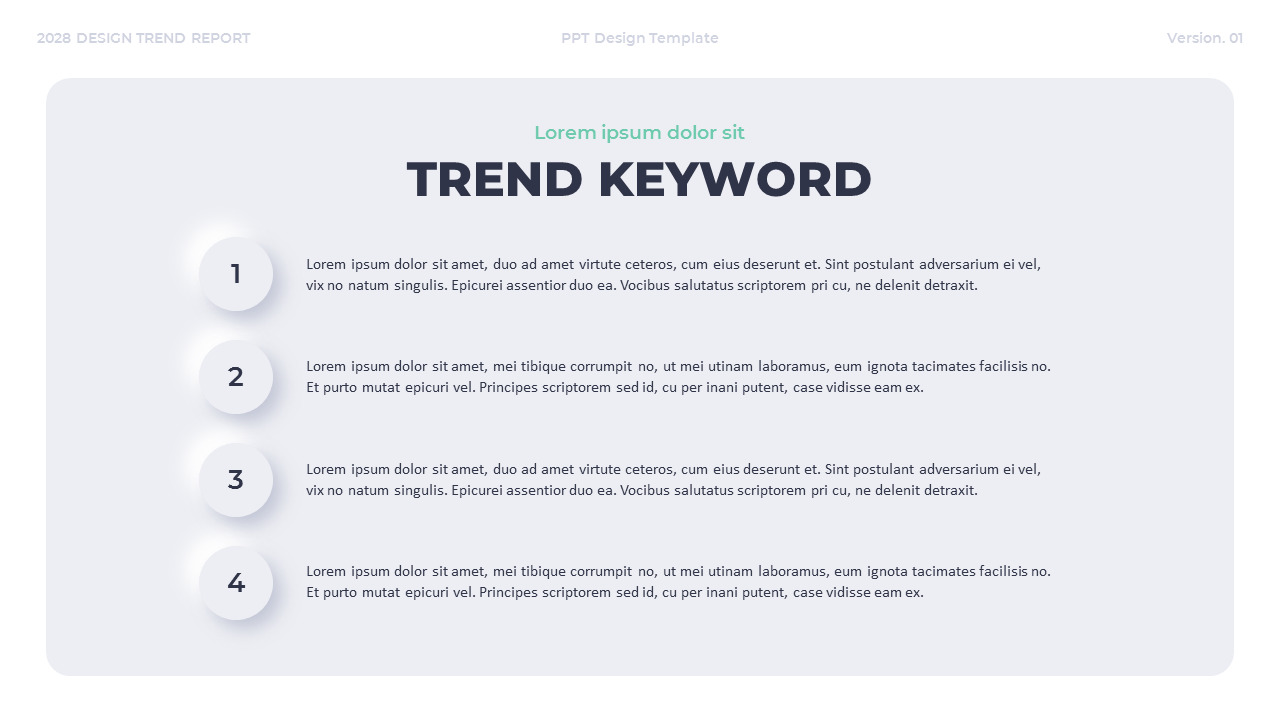 Design Trend Report project presentation template