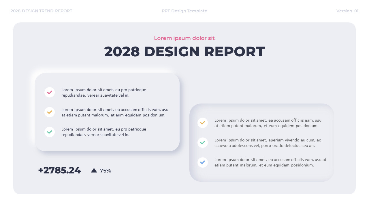 Design Trend Report project presentation template