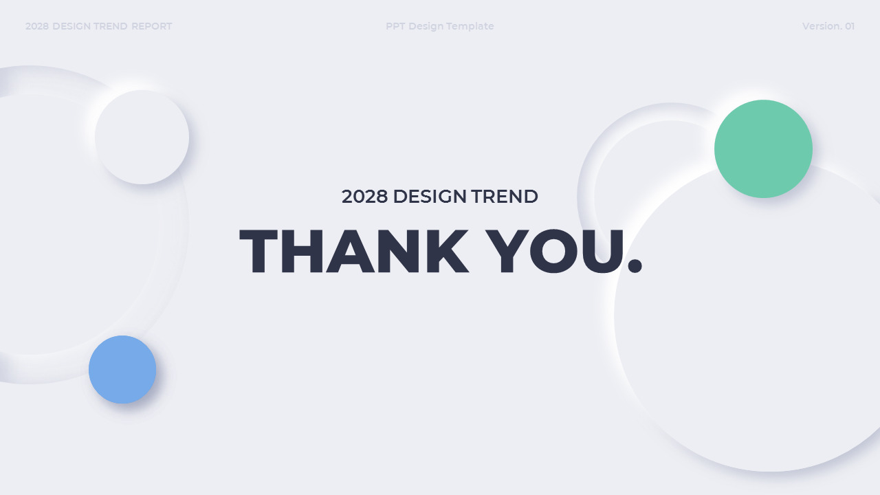 Design Trend Report project presentation template