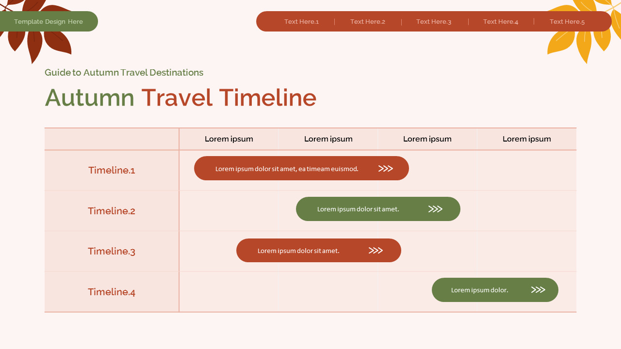 Hello, Autumn design ppt