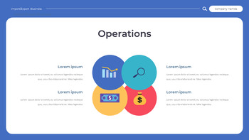 Import and Export Business team presentation template