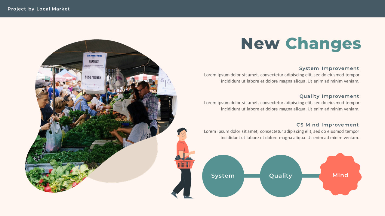 Local Market Easy PPT Template