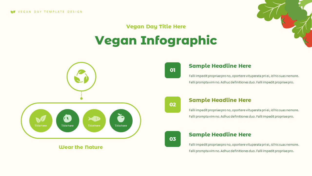 Vegan Day PowerPoint Design ideas