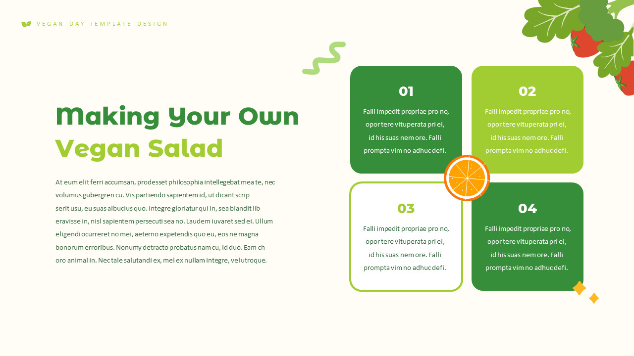 Vegan Day PowerPoint Design ideas