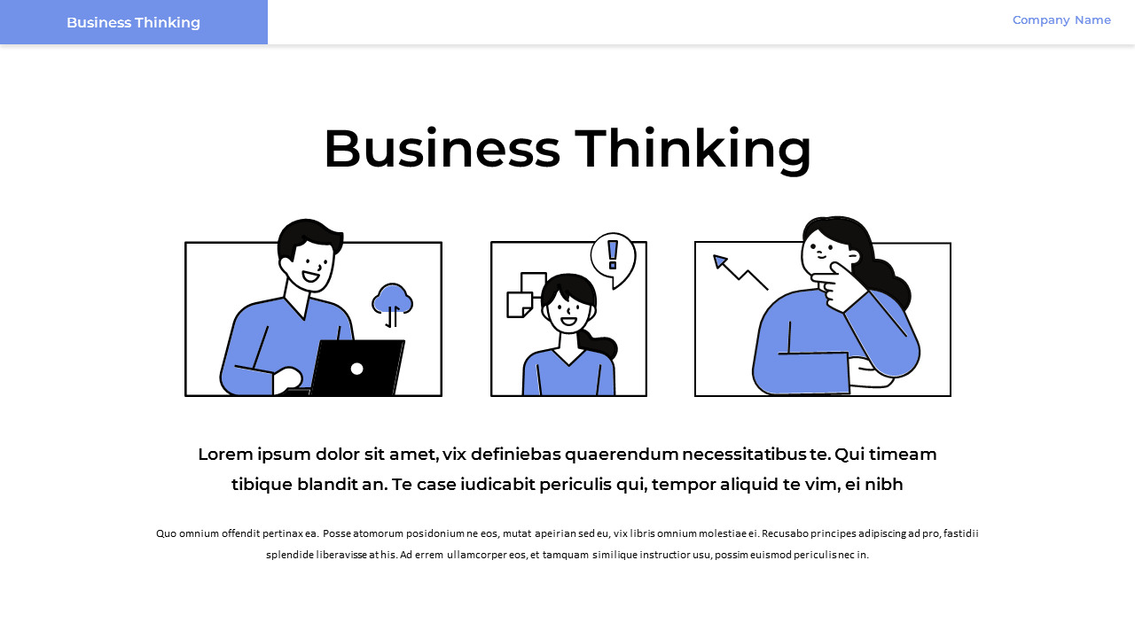 Business Thinking ppts templates
