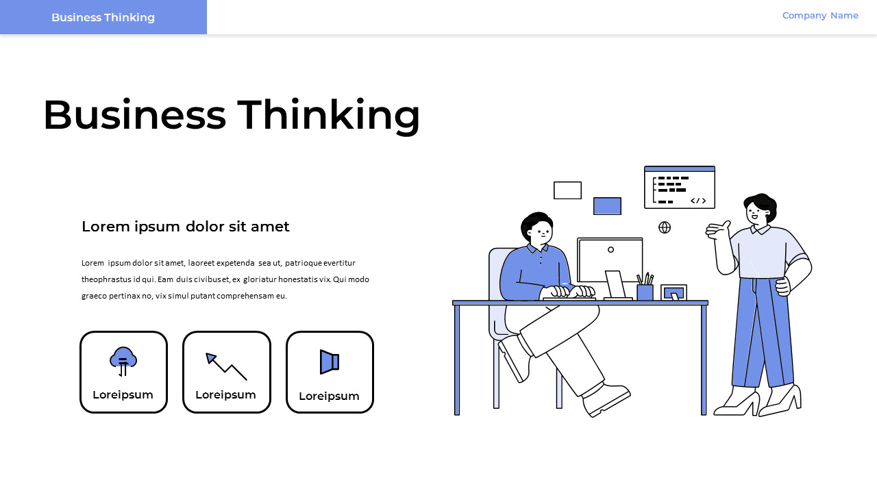 Business Thinking ppts templates