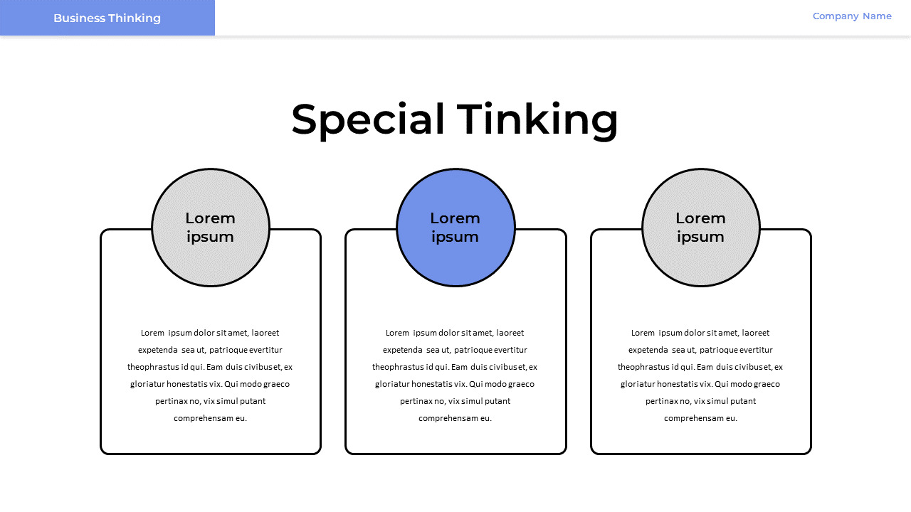 Business Thinking ppts templates