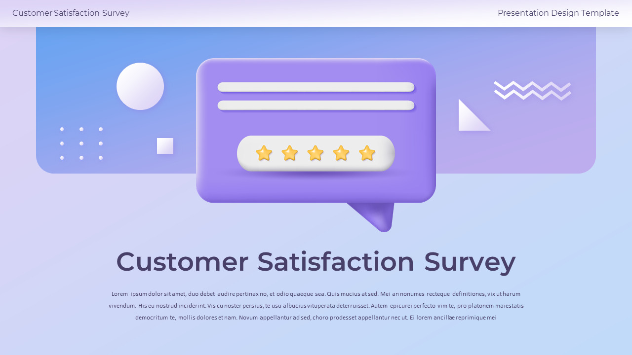 Customer Satisfaction Survey fun google slides themes