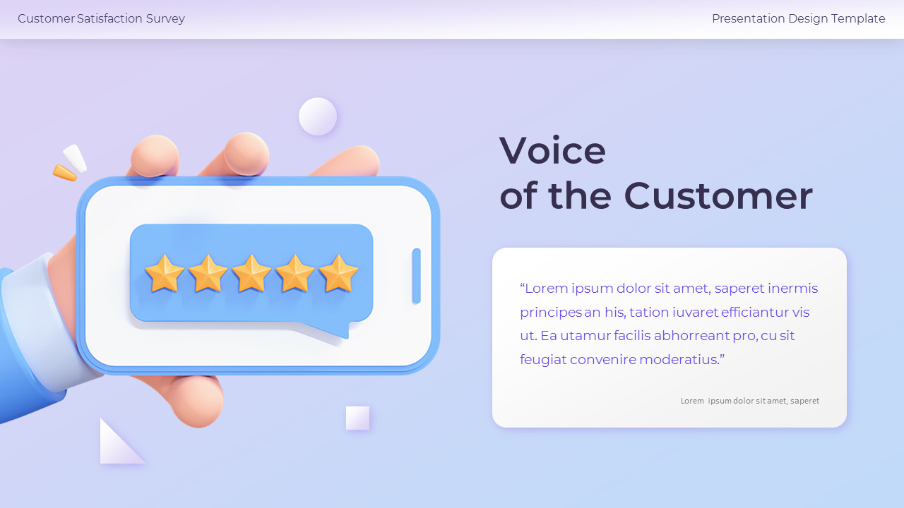 Customer Satisfaction Survey fun google slides themes