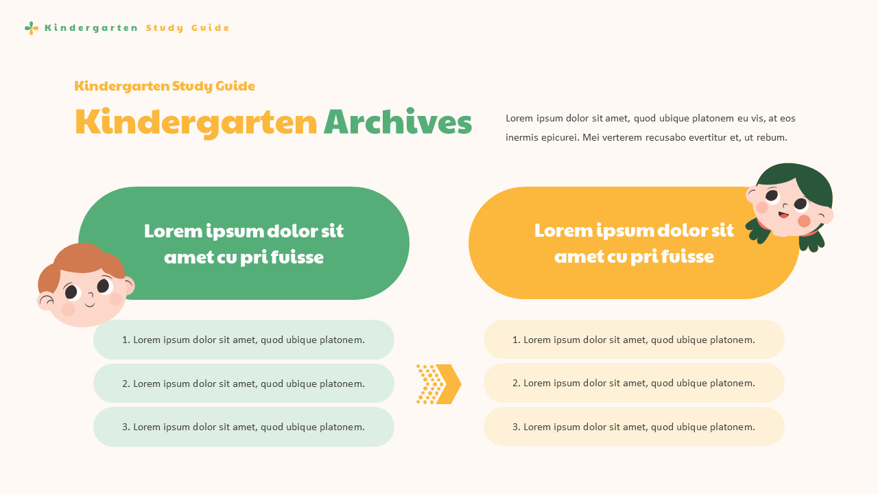 Kindergarten Study Guide PowerPoint Backgrounds