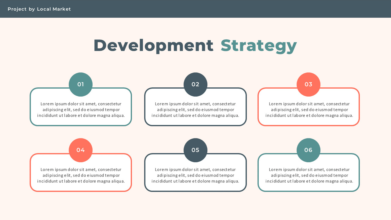 Local Market Easy PPT Template