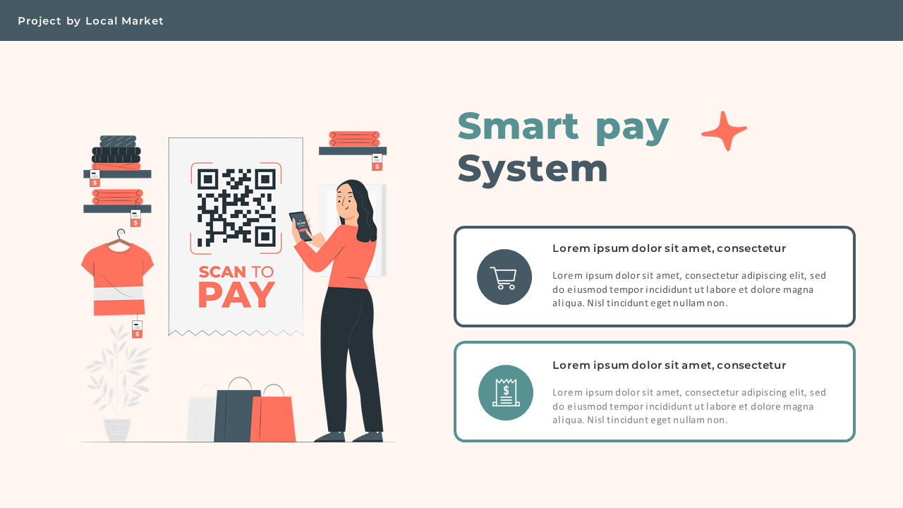 Local Market Easy PPT Template