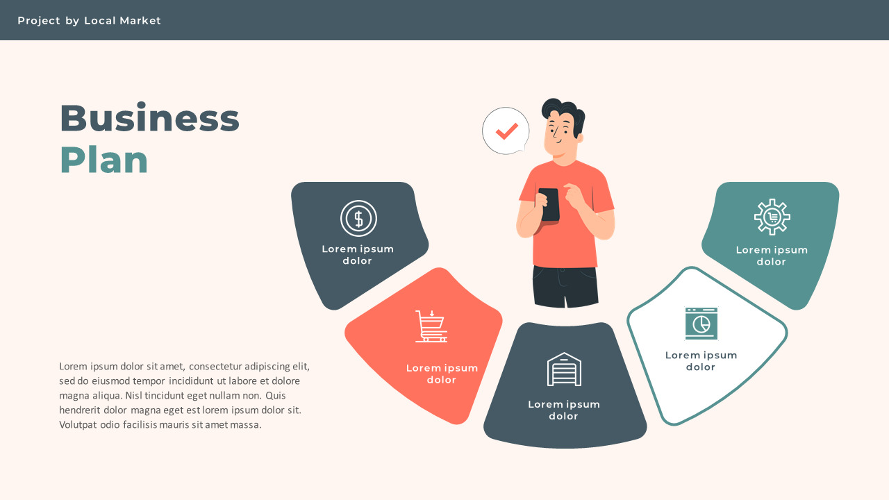 Local Market Easy PPT Template