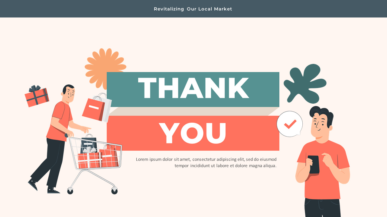 Local Market Easy PPT Template