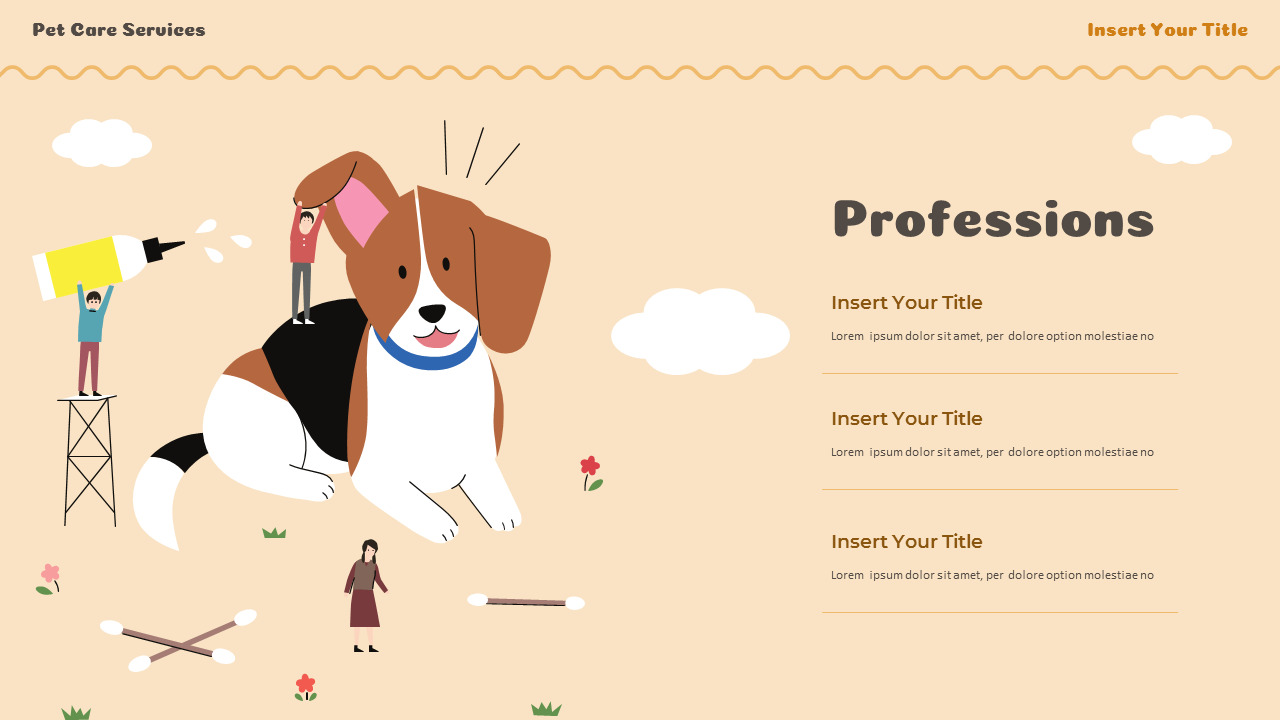 Pet Care Services Google Slides Interactive