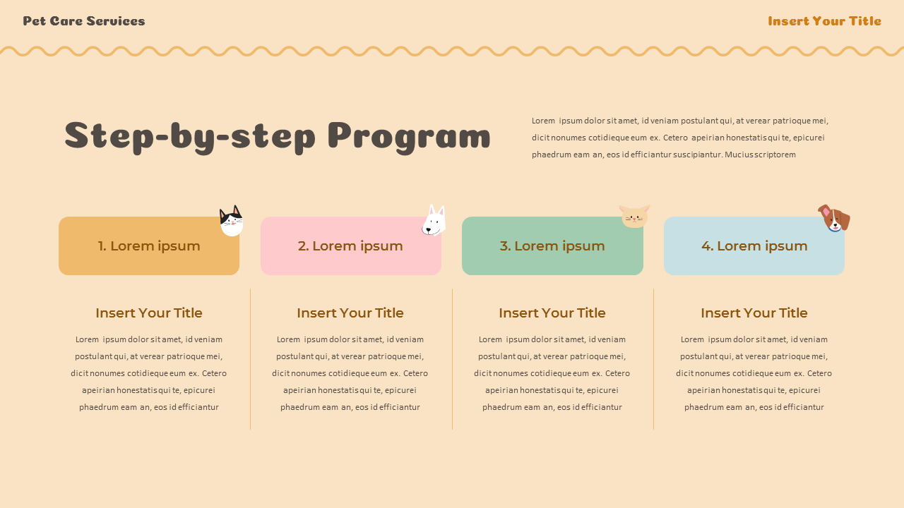 Pet Care Services Google Slides Interactive