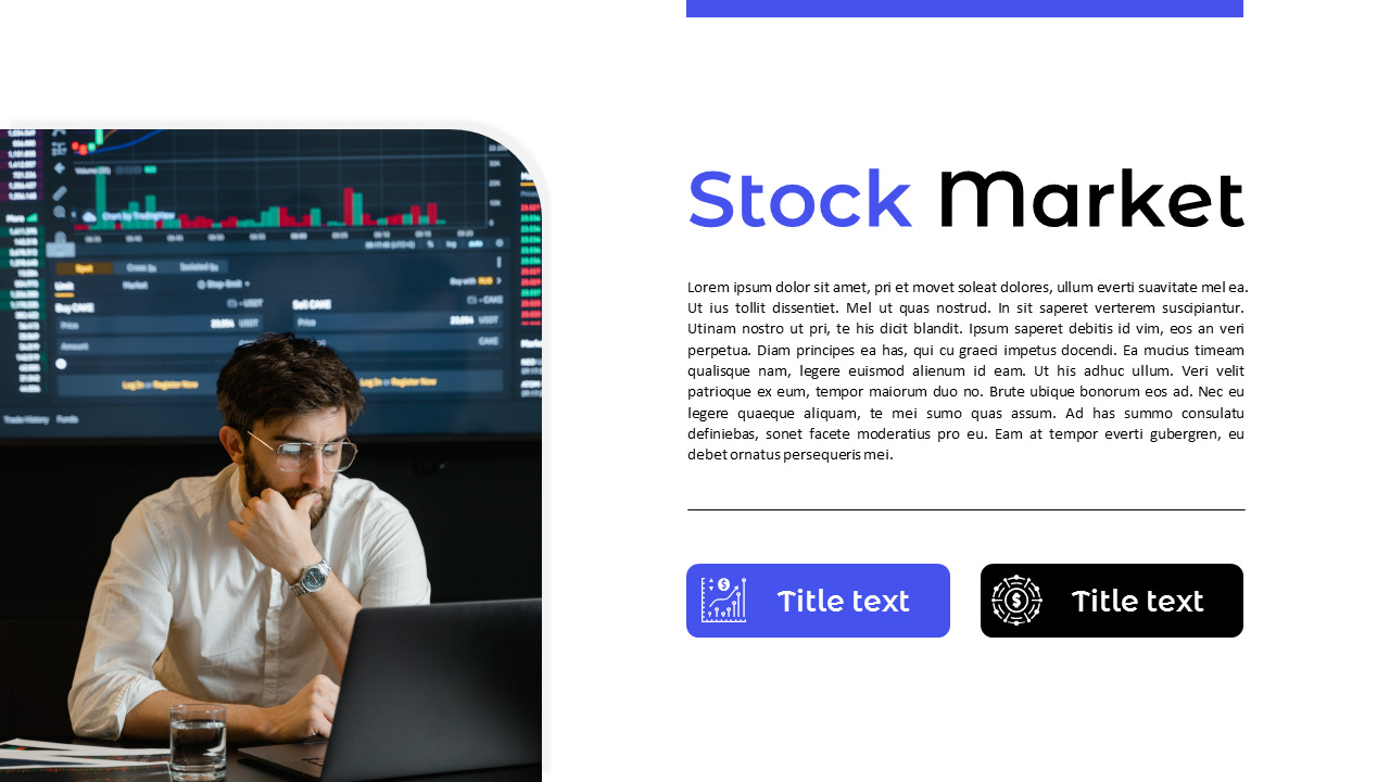Stock Market Free - Google Slides for mac