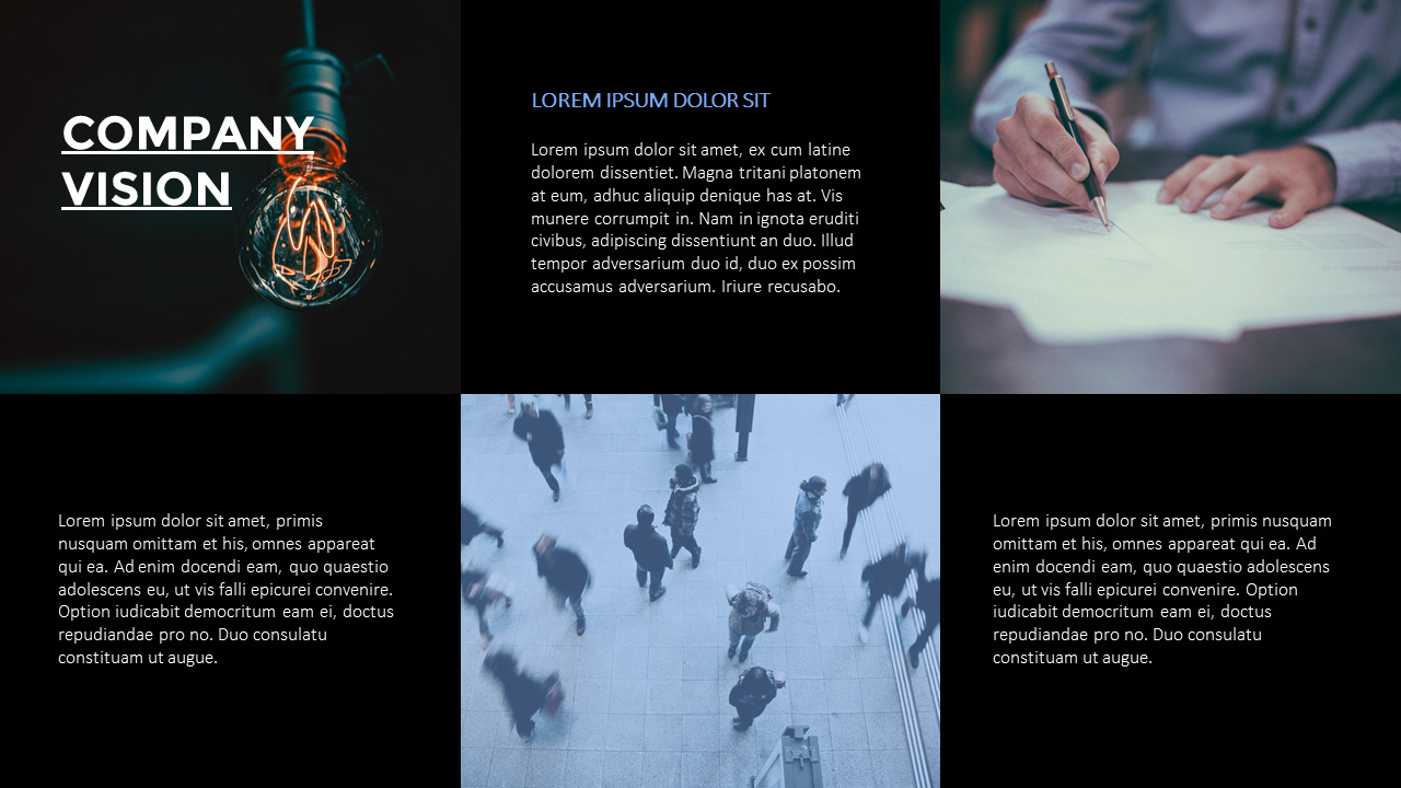 Company Profile Background PowerPoint