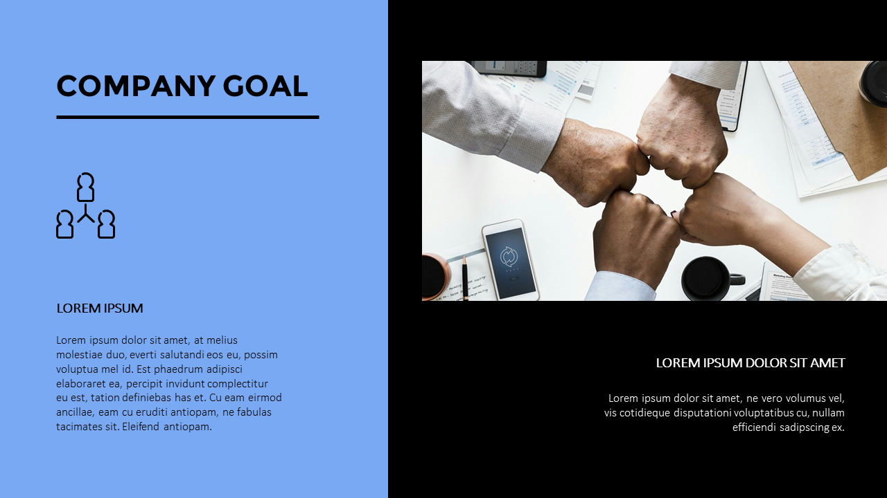 Company Profile Background PowerPoint