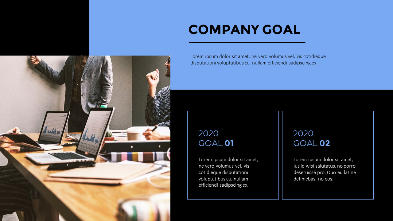 Company Profile Background PowerPoint