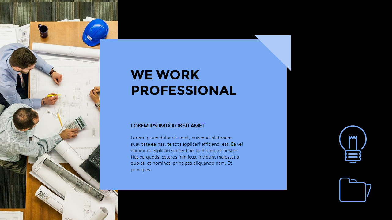 Company Profile Background PowerPoint