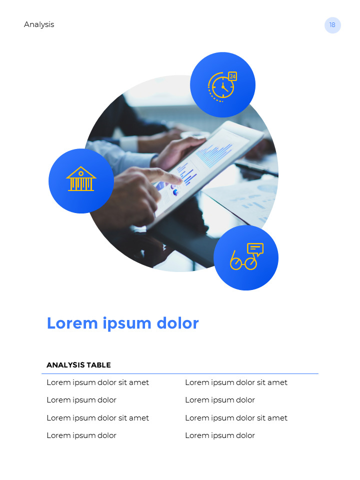 Vertical Layout Design 2024 Business Plan PowerPoint Table of Contents