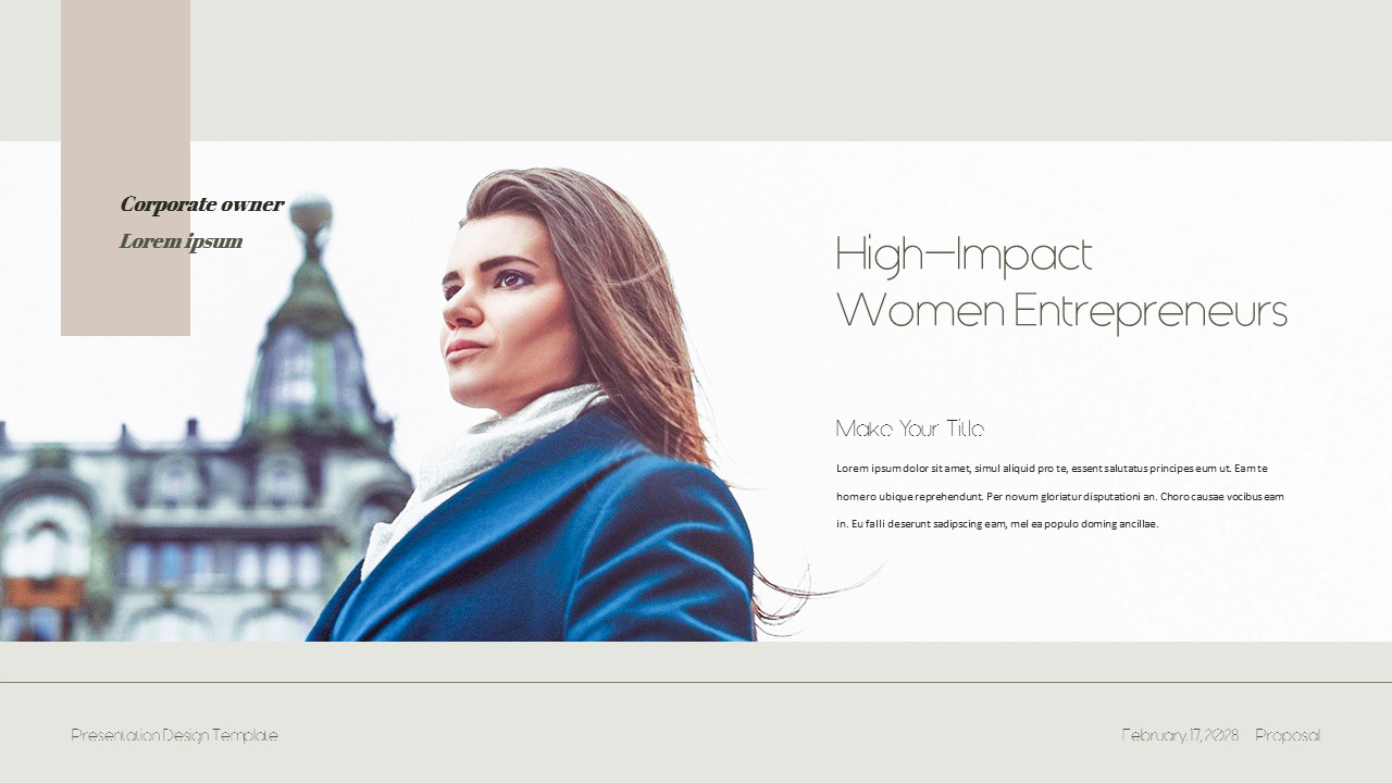 Women in Business ppt templates powerpoint template