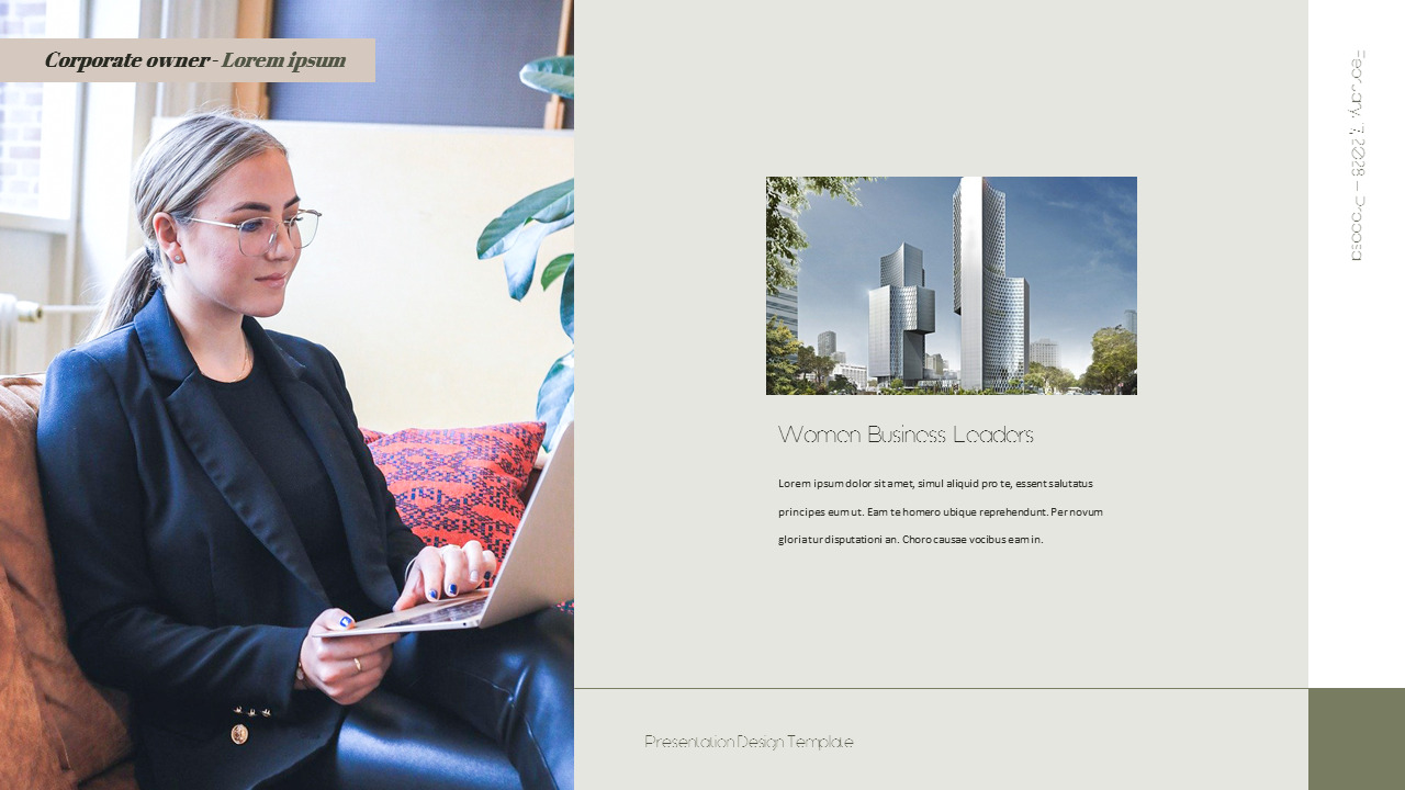 Women in Business ppt templates powerpoint template