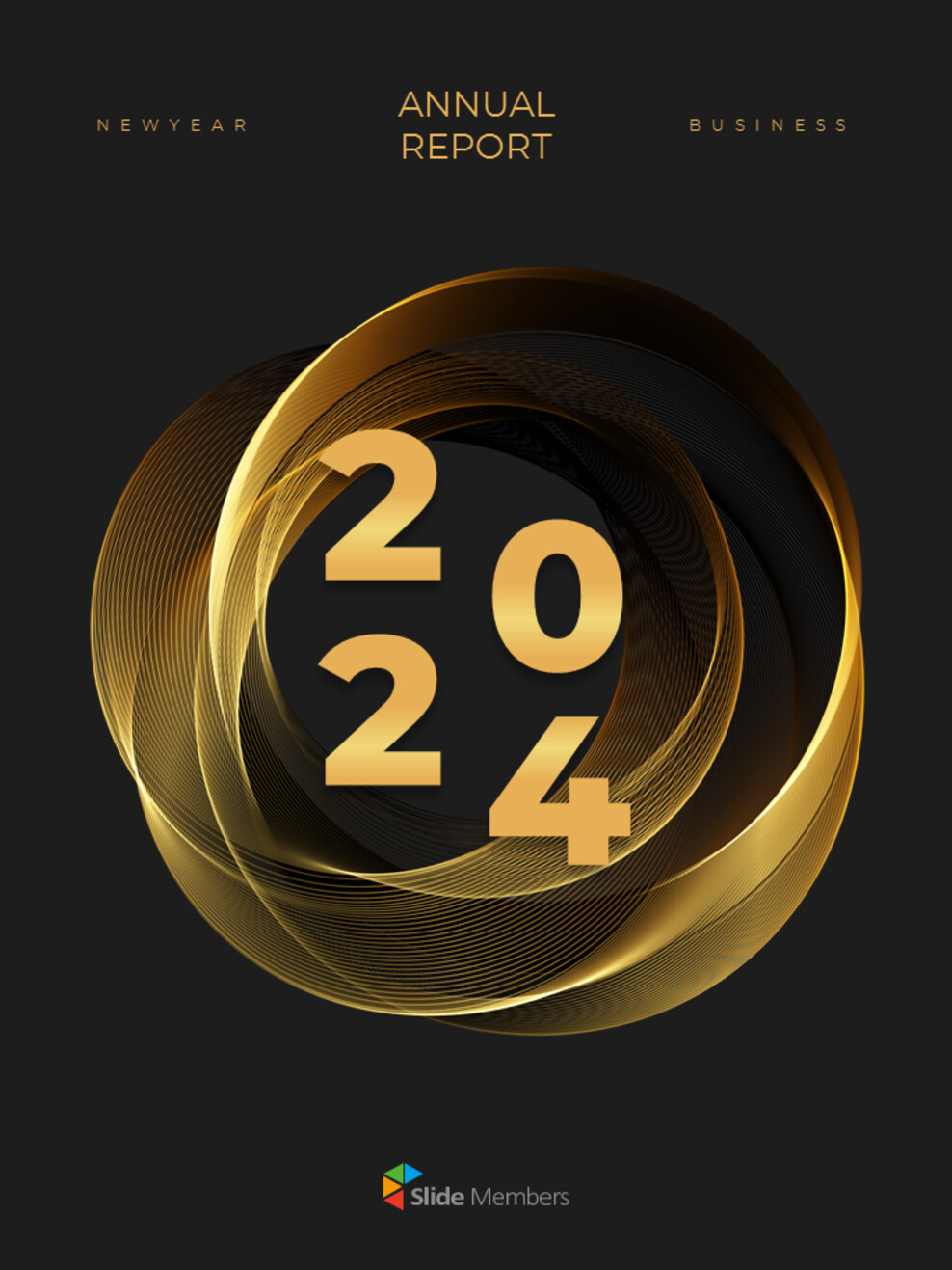 2024 Annual Report New Business school ppt