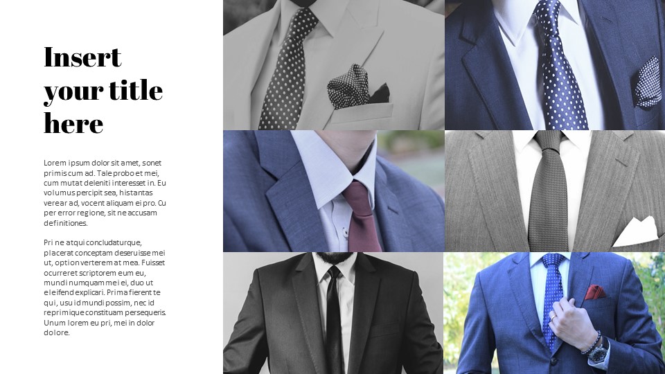 A Mens Suit Google Presentation Slides