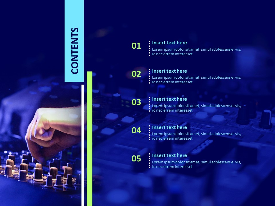 DJ - Free PPT Template