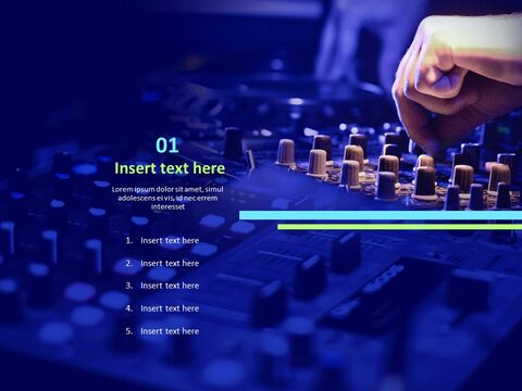 Gratis DJ - Plantilla PPT gratuita