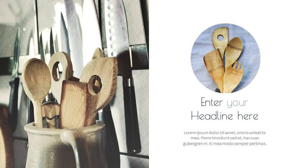 Kitchenware Google Slides Presentation Templates