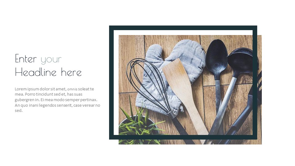 Kitchenware Google Slides Presentation Templates